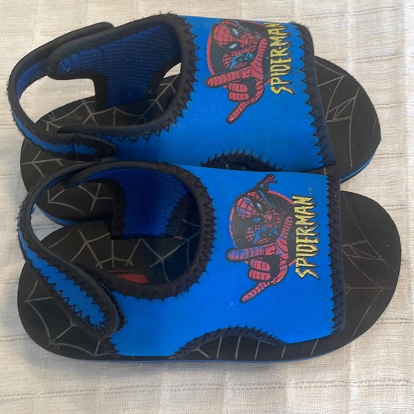 Spider-Man | Shoes | Y2k Spiderman Sandals Blue Toddler Boys | Poshmark